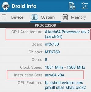 How to Check Processor of Android phone (ARM, ARM64, x86)