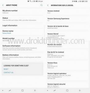 Install Galaxy Note 8 N950F Android 8.0.0 Oreo Firmware