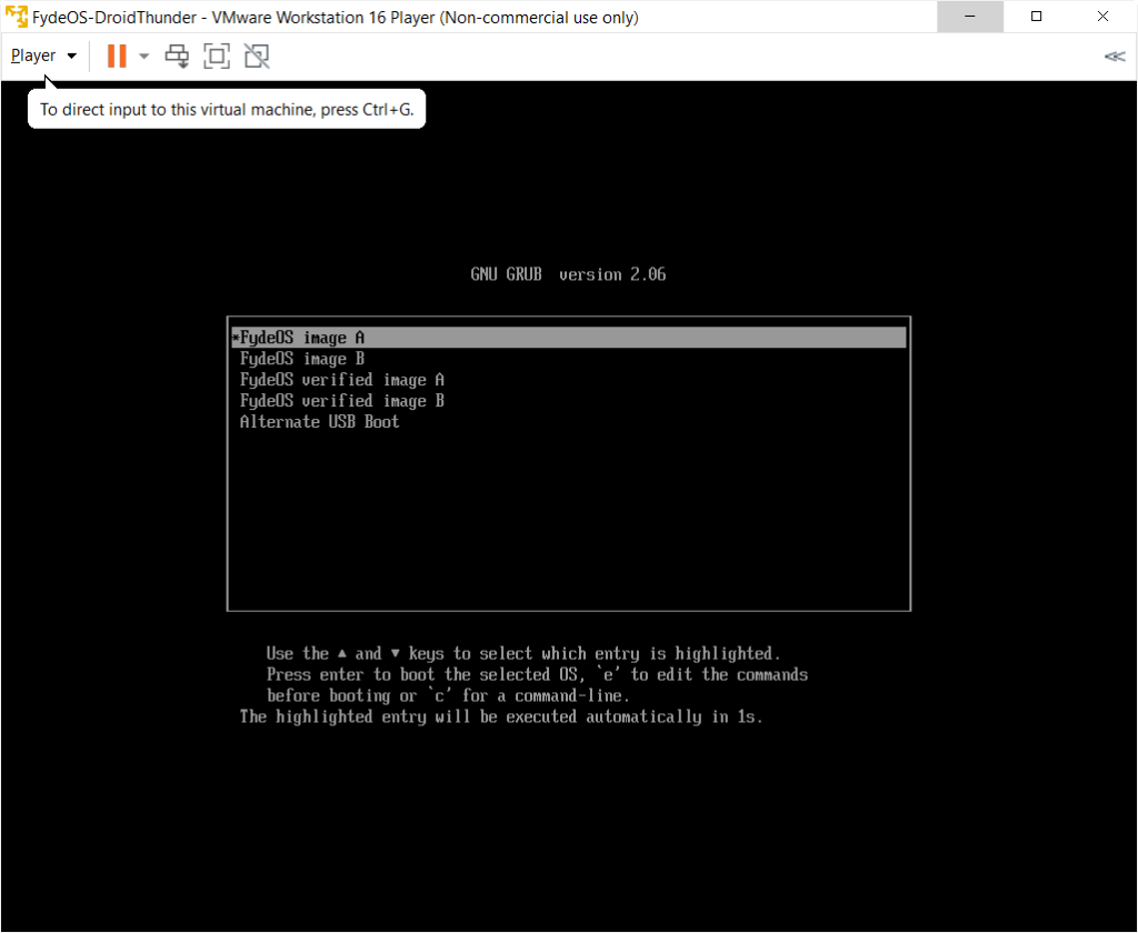 Install Chrome OS on VMWare with FydeOS (Play Store Support)