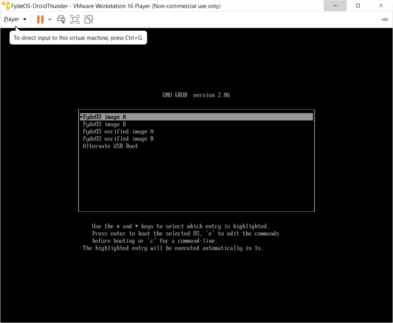 Install Chrome OS on VMWare with FydeOS (Play Store Support)