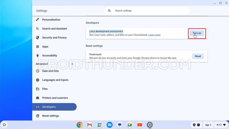 How to enable Linux on Chromebook - (3 Simple Steps)